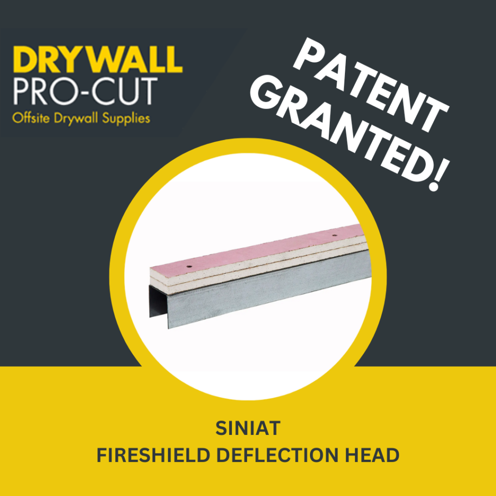 3. Siniat Fireshield Deflection Head Patent Announcement ...